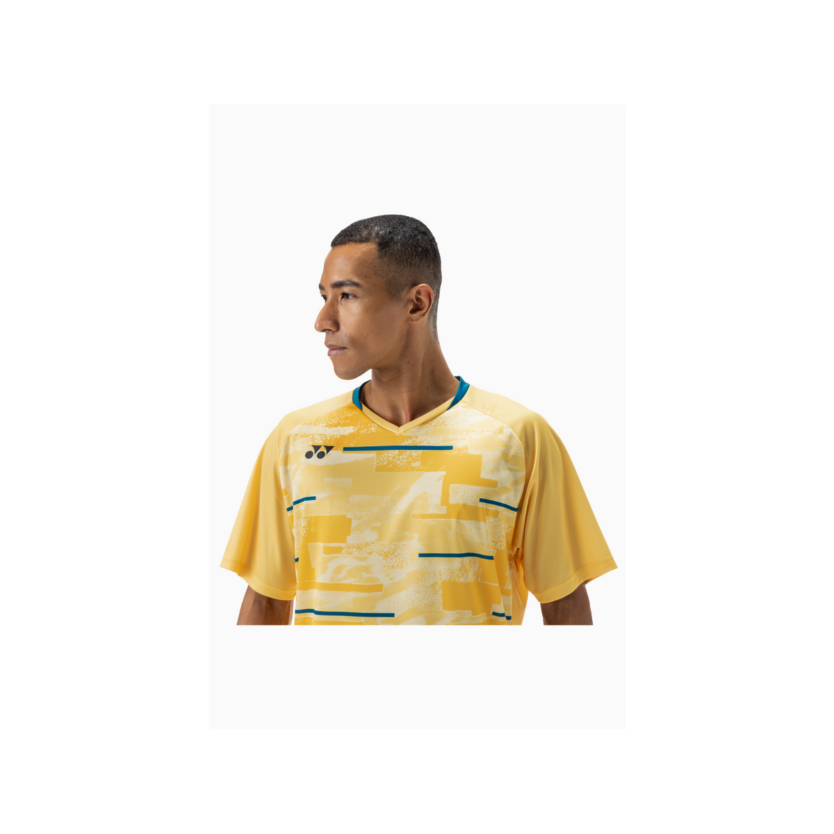 Yonex Men's Crew Neck Shirt - YM0034EX [Soft Yellow] | Badminton Corner