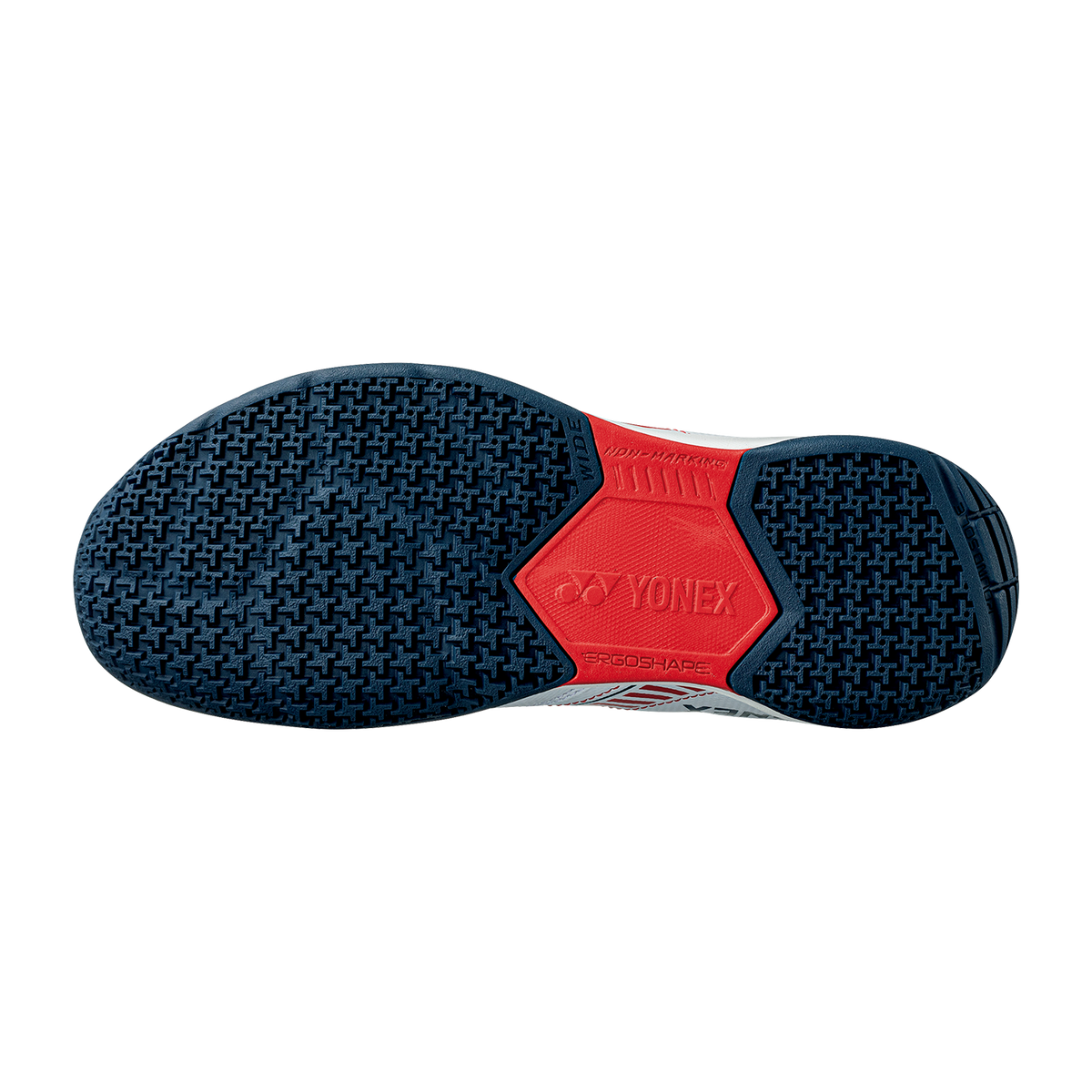 Yonex Power Cushion Strider Flow Wide(White/Red) | Badminton Corner