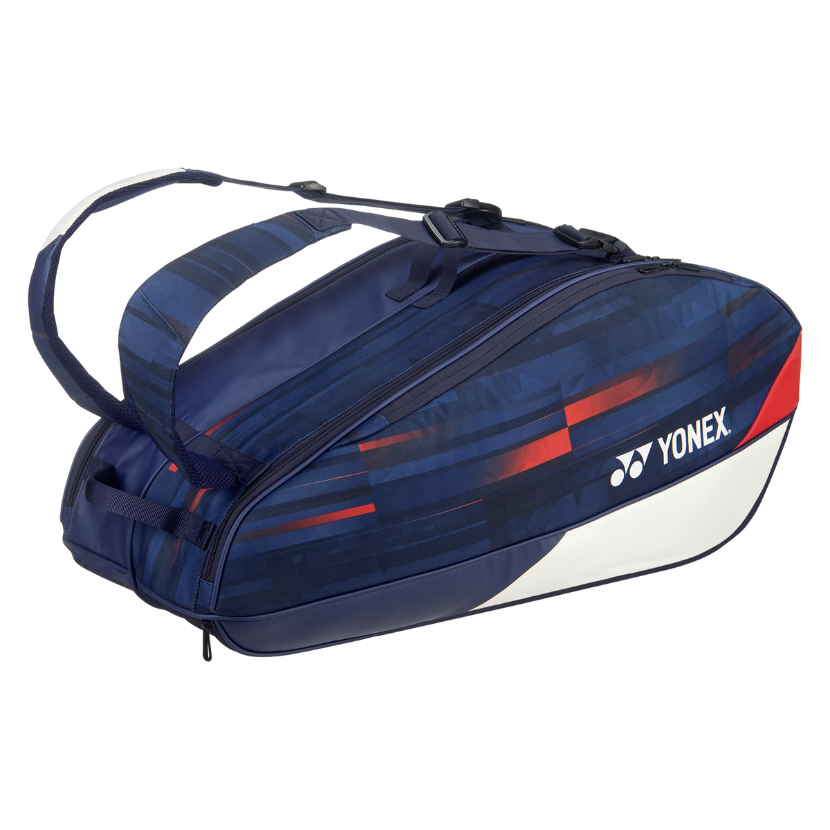 Yonex Limited Pro Racquet Bag (6 PCS) [White/Navy/Red] | Badminton Corner